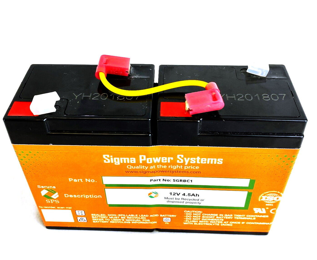 RBC1 battery Catridge APCRBC1 | Sigma Batteries