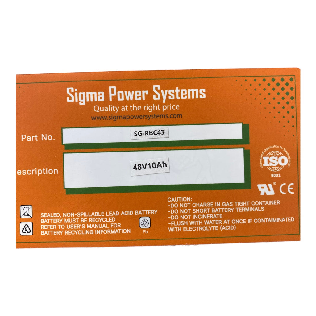 APC SmartUPS SMT3000RM2U UPS replacement battery cartridge | Sigma ...